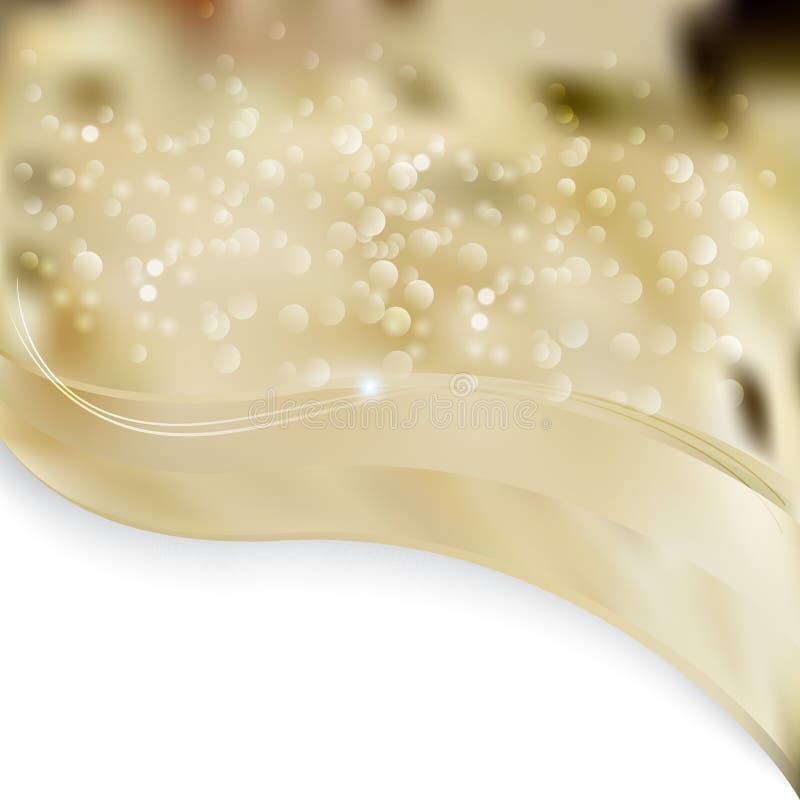 Beige Wave Border Presentation Background Beautiful Elegant ...