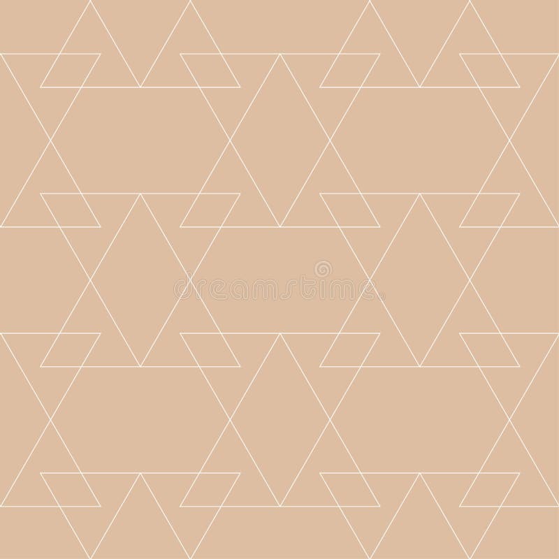 Beige and White Geometric Print. Seamless Pattern Stock Vector ...