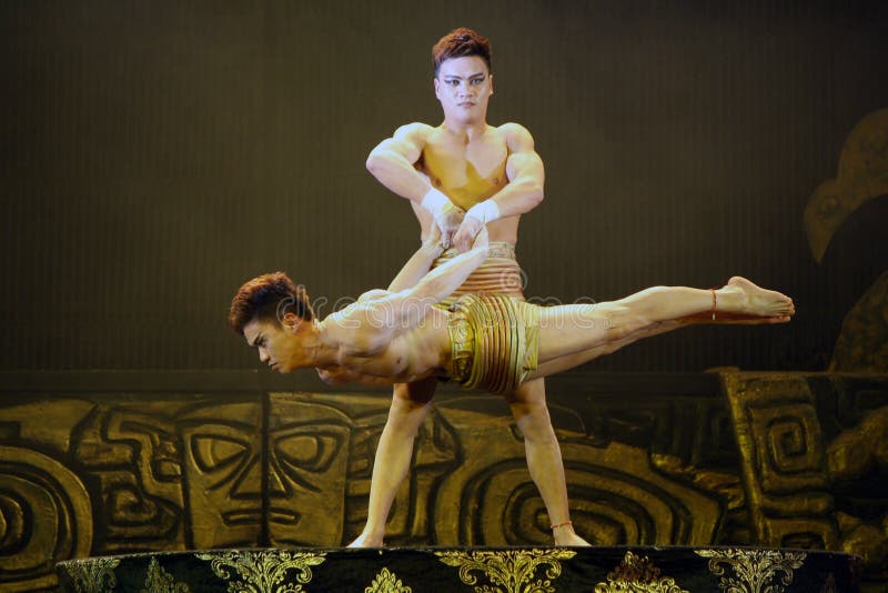Beijing acrobats editorial photography. Image of acrobat - 45003842