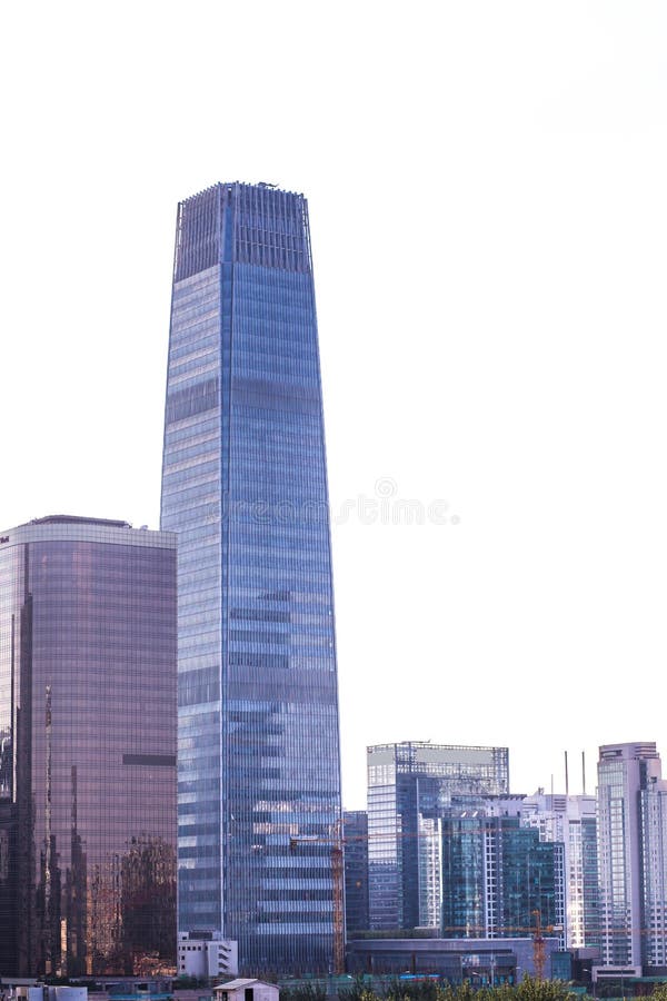 Beijing business district stock image. Image of haze - 42822987