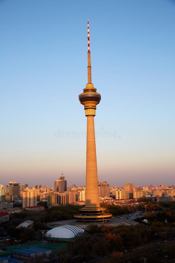 Beijing CCTV tower stock photo. Image of beijing, tower - 203337912