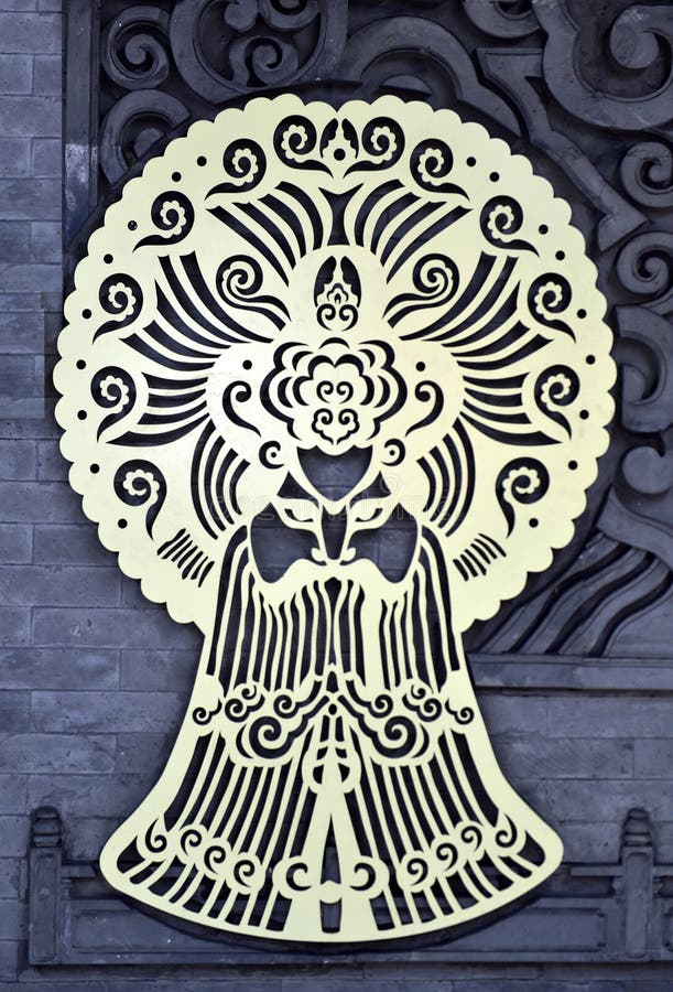 Beijing, China Ancient Drama Characters Stock Image - Image of paper ...