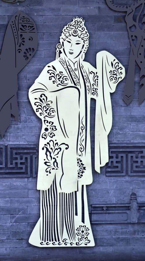Beijing, China Ancient Drama Characters Stock Image - Image of drama ...