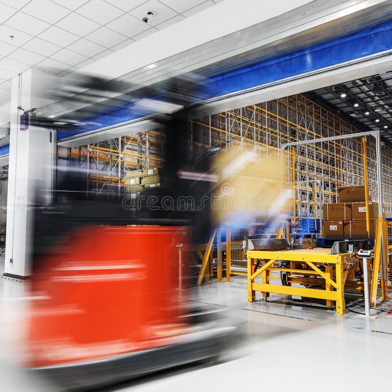 BEIJING, CHINA - JUNE 03, 2019: Modern Automation Of Warehouse ...