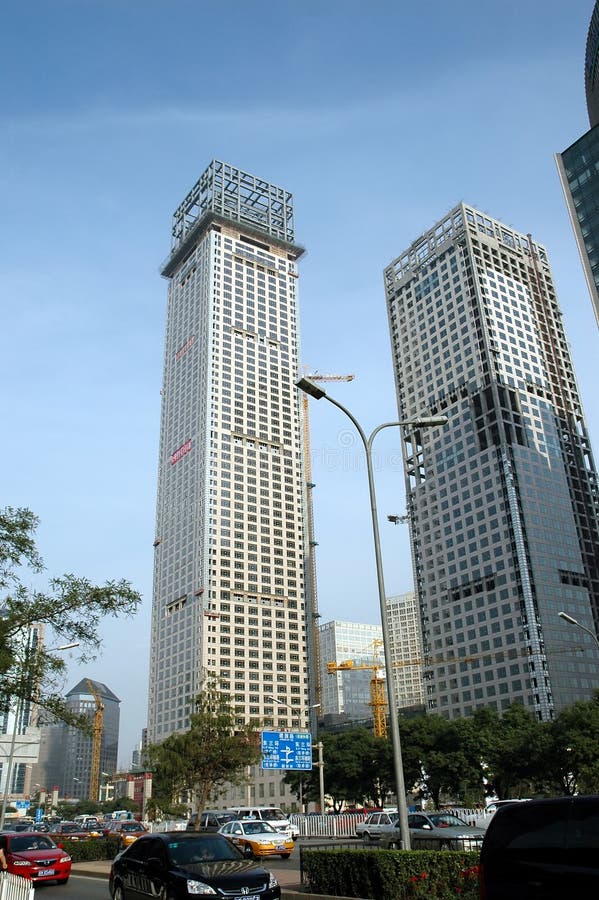 Construction in Beijing editorial photo. Image of asia - 81008326
