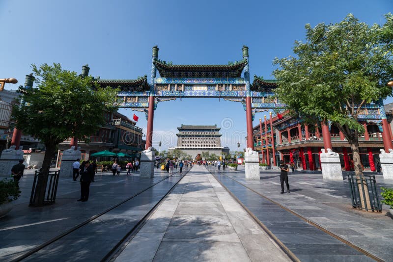 Beijing Gate Tower editorial stock photo. Image of door - 22628533