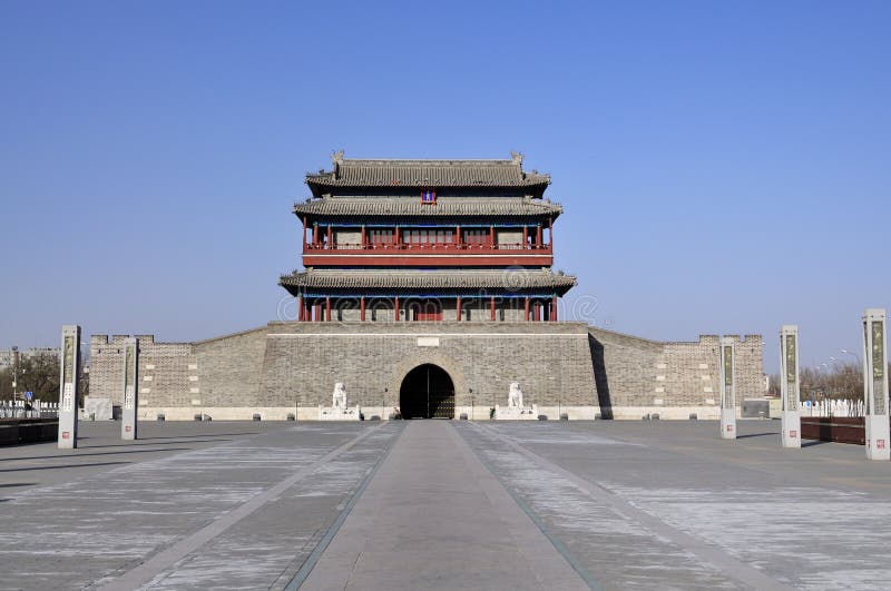 Beijing gates stock image. Image of landmark, history - 17498529