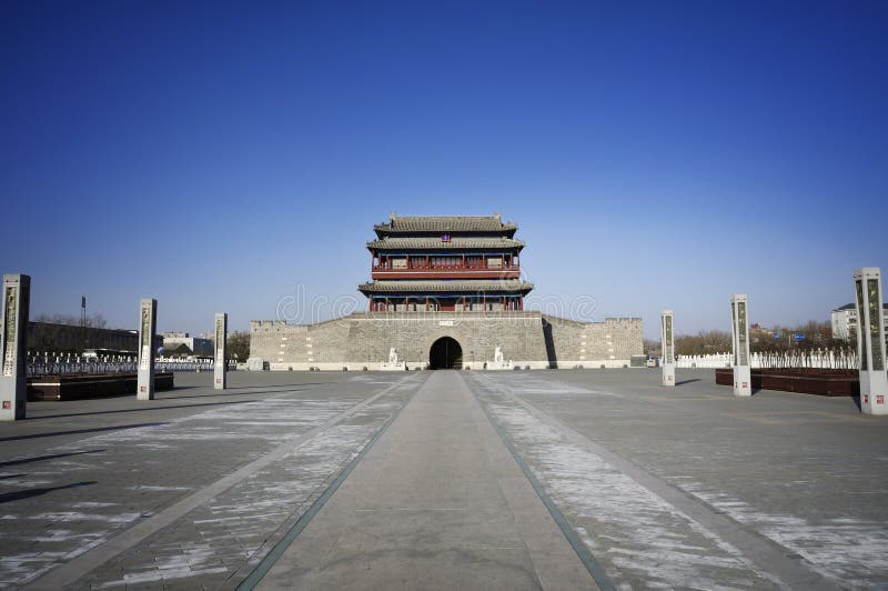 Beijing gates stock image. Image of landscape, gate, history - 18488755