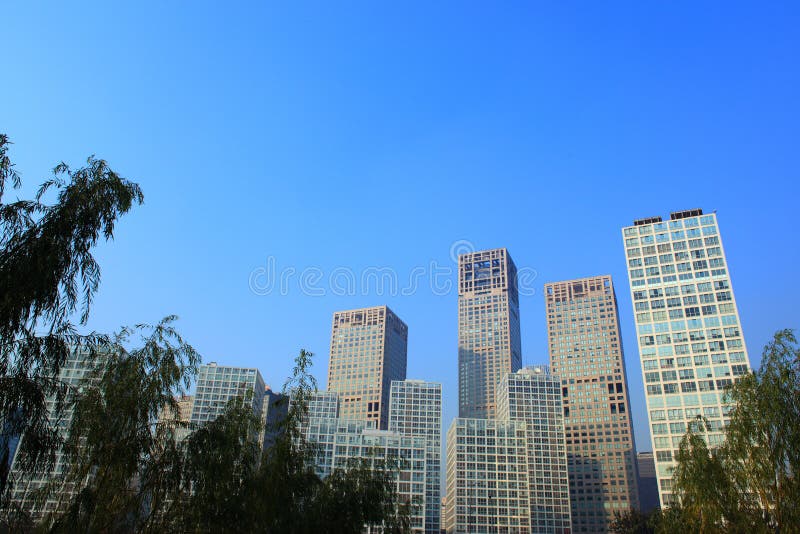 Beijing high-rise building stock image. Image of blue - 39008067