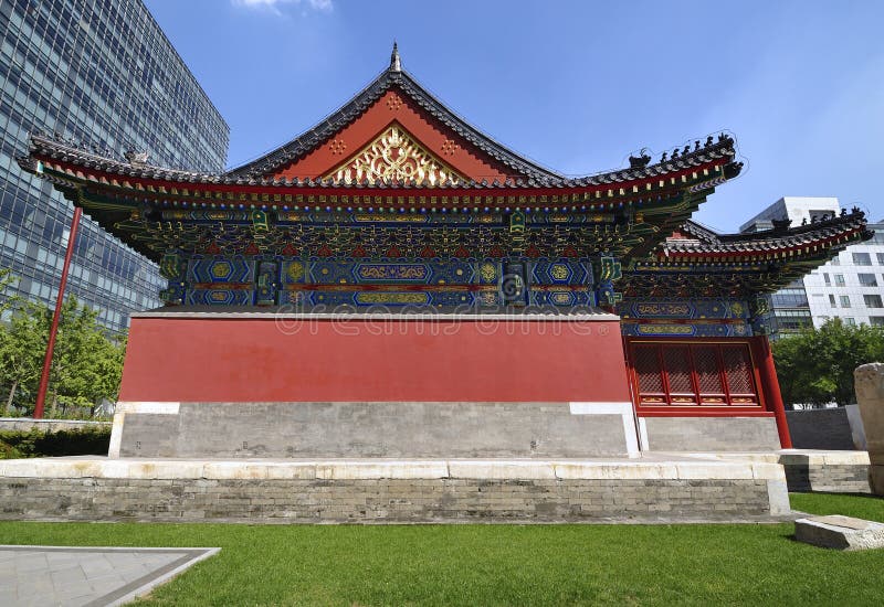 Beijing Historic Buildingï¼ŒChina Stock Image - Image of urban, beijing ...