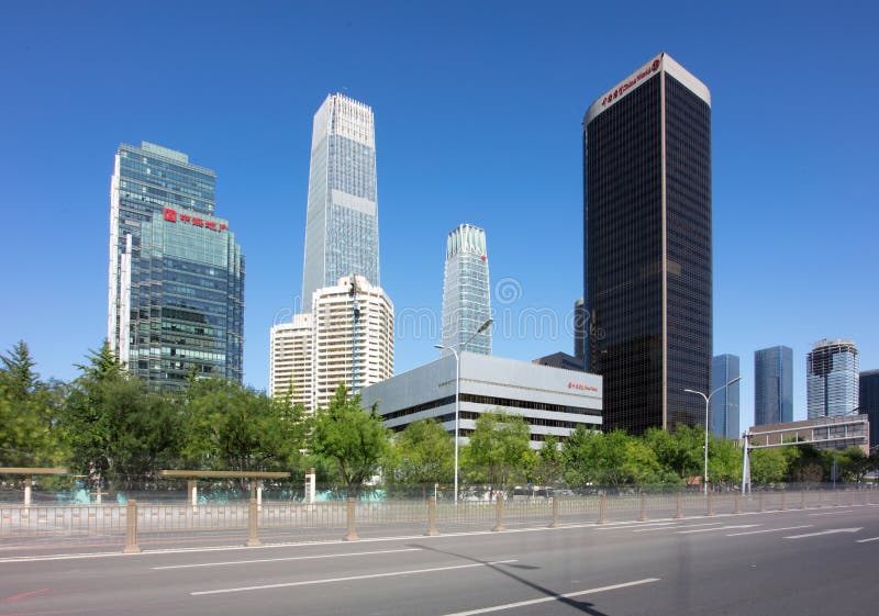 Beijing International Trade Building Complex Editorial Photography ...