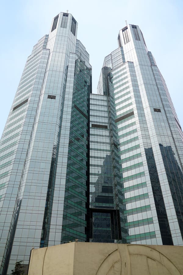 Kerry Centre Twin Towers, Beijing, China Editorial Photography - Image ...