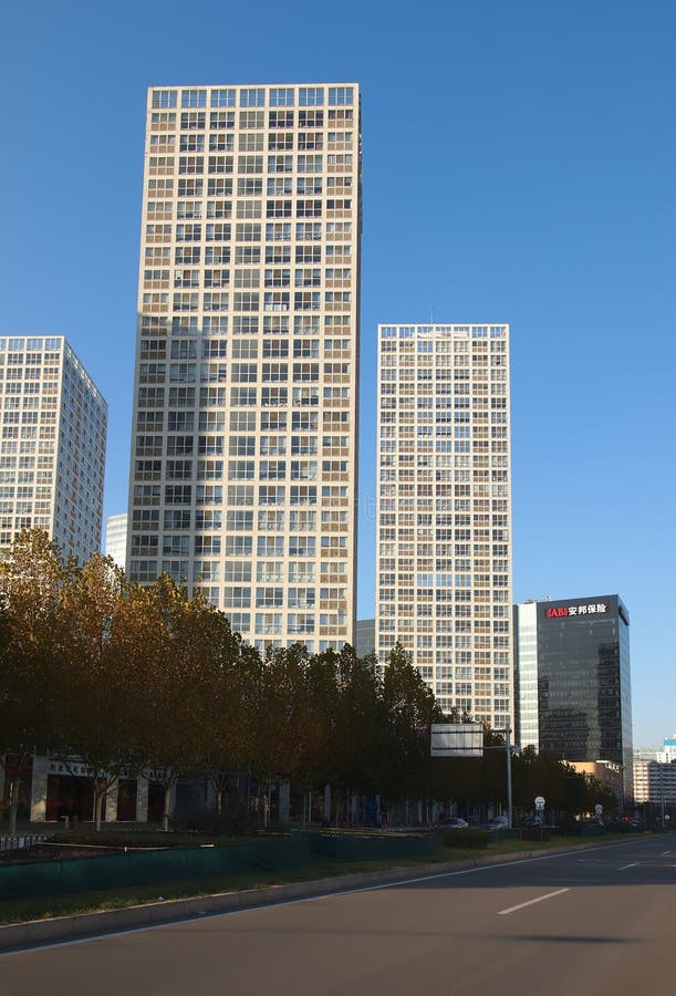Beijing Modern Building editorial image. Image of modern - 27155275