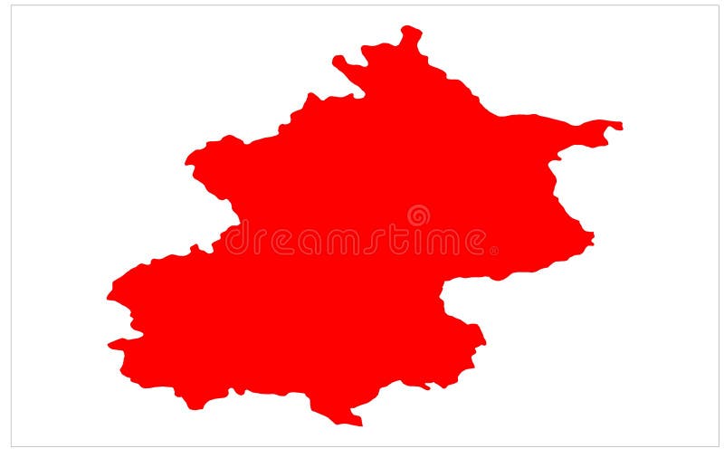 Beijing Municipality Map Illustration Stock Illustration - Illustration ...