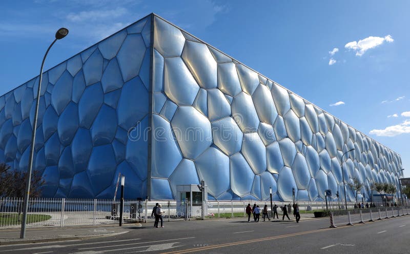 Beijing National Aquatics Center Water Cube Editorial Stock Photo ...