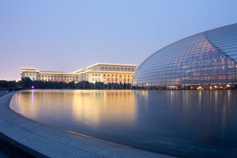 Beijing National Theatre stock photo. Image of center - 22914468