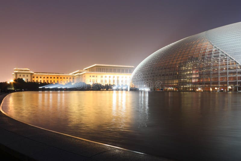 Beijing National Theatre stock photo. Image of center - 22914468