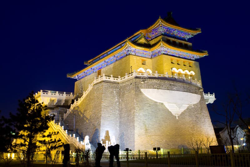 Beijing night stock image. Image of military, antique - 12535241