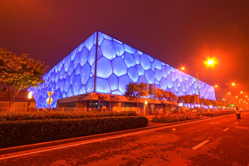 Beijing Olympic Park Water Cube Local Features Stock Photos - Free & Royalty-Free Stock Photos ...