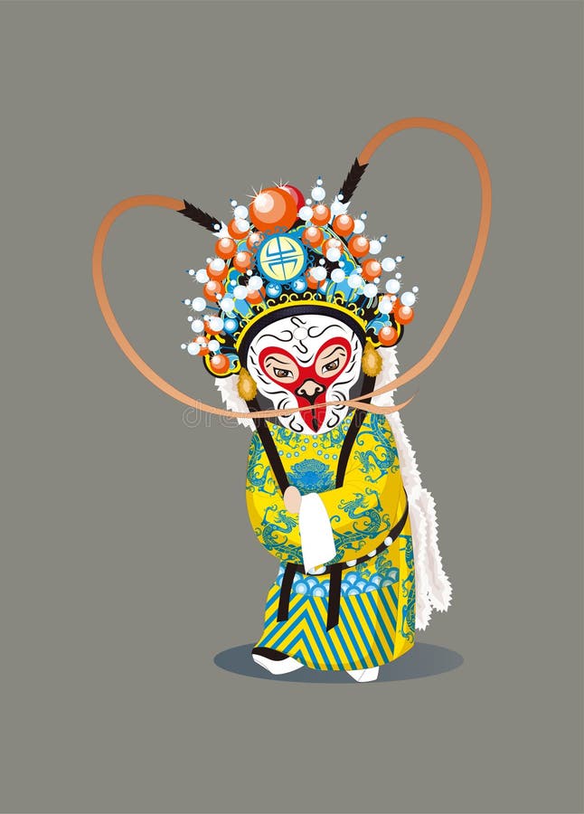 Mask stock vector. Illustration of multi, opera, ancient - 4627107