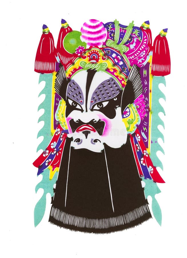 Beijing Opera Facial Masks stock illustration. Illustration of painted ...