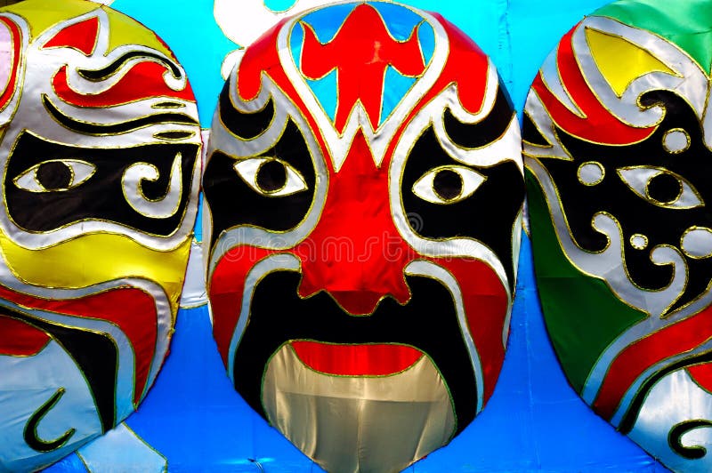Beijing opera mask stock image. Image of ancient, opera - 4401785