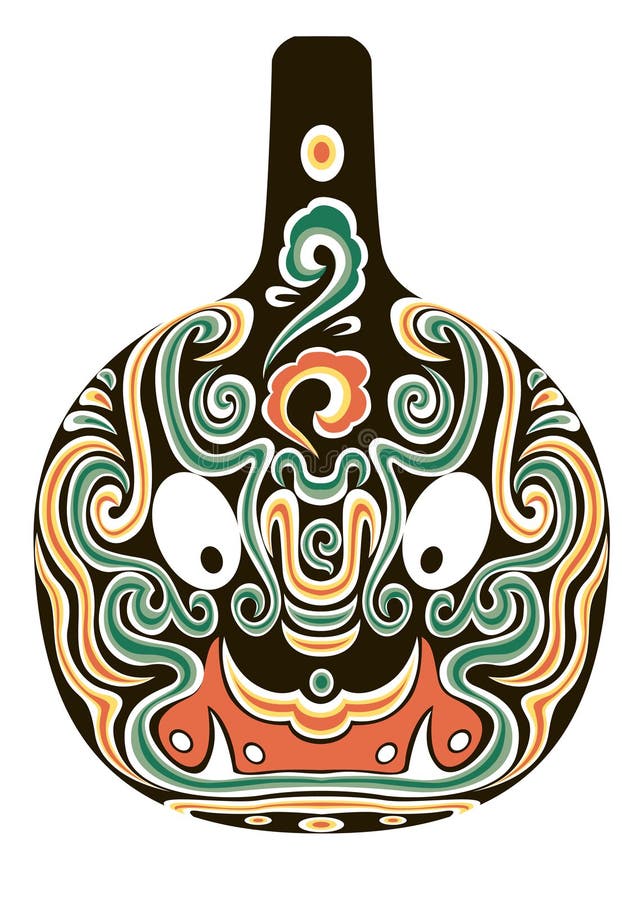 Beijing opera mask stock vector. Illustration of artistic - 9293828