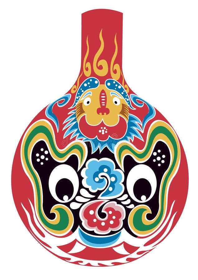 Beijing opera mask stock vector. Illustration of beijing - 9293933