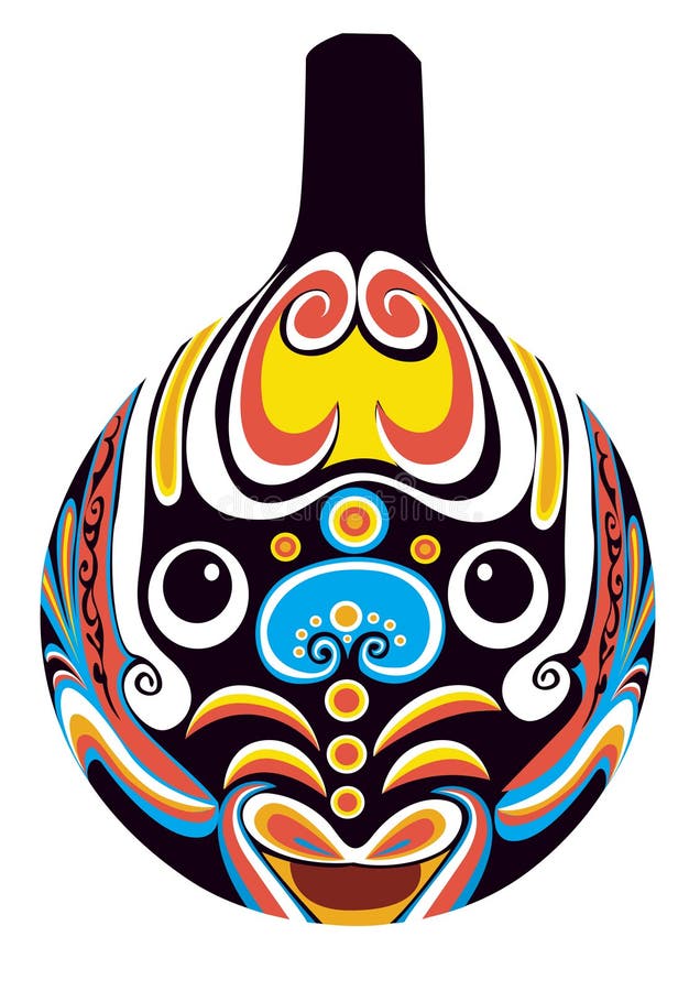 Beijing opera mask stock vector. Illustration of cute - 9295265