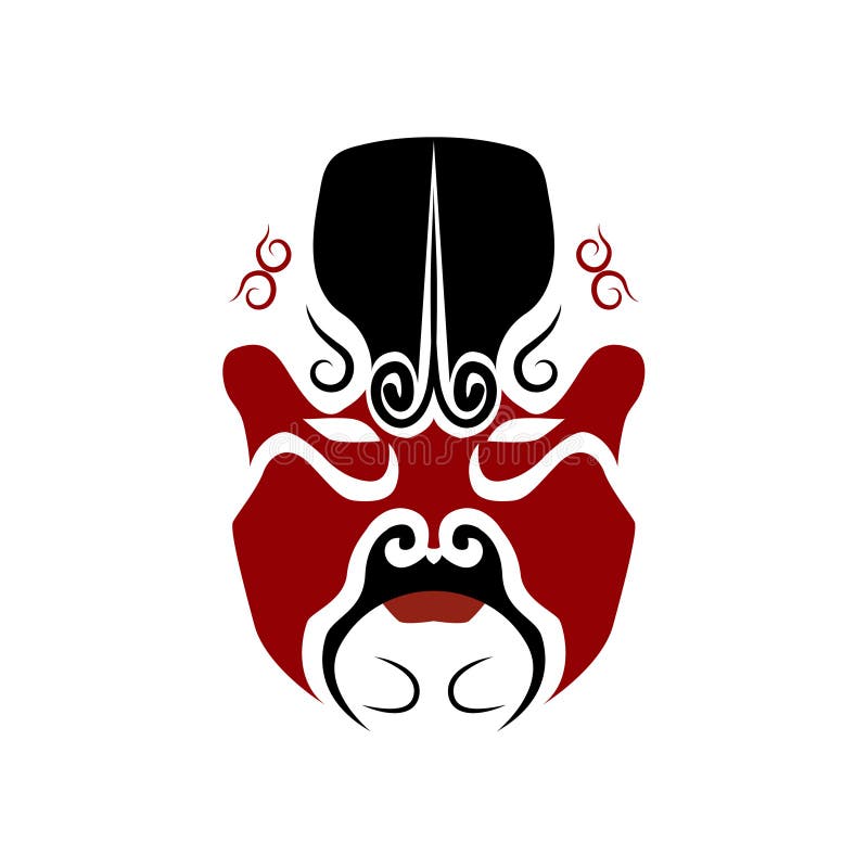 Beijing opera cartoon stock vector. Illustration of captor - 7015054