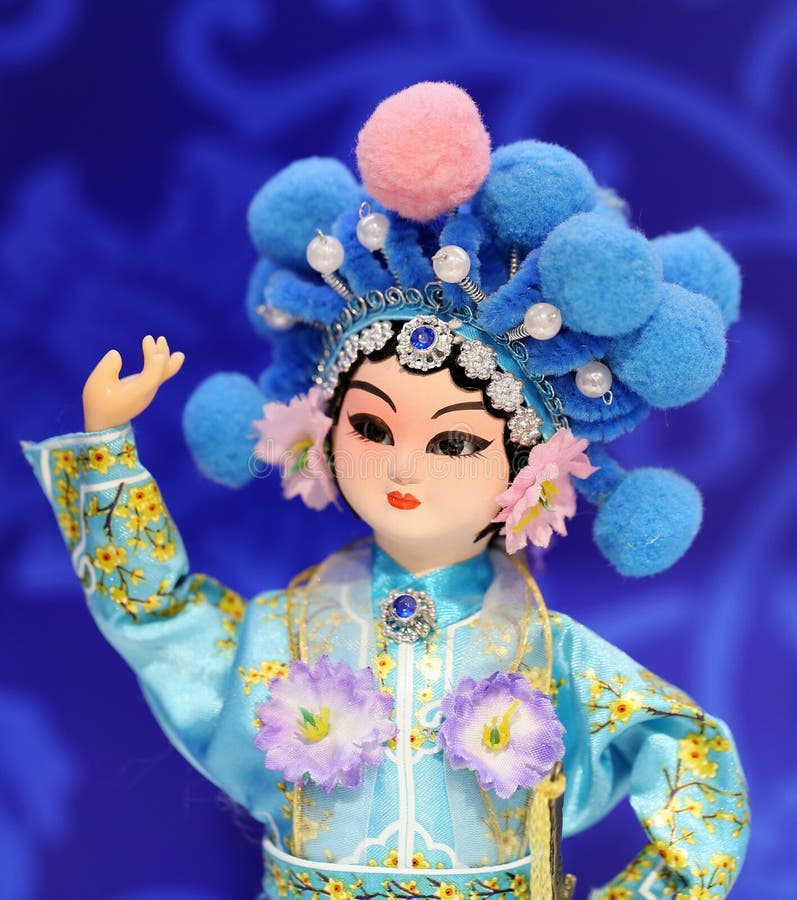 Beijing Opera Puppet stock photo. Image of gift, doll - 30793124