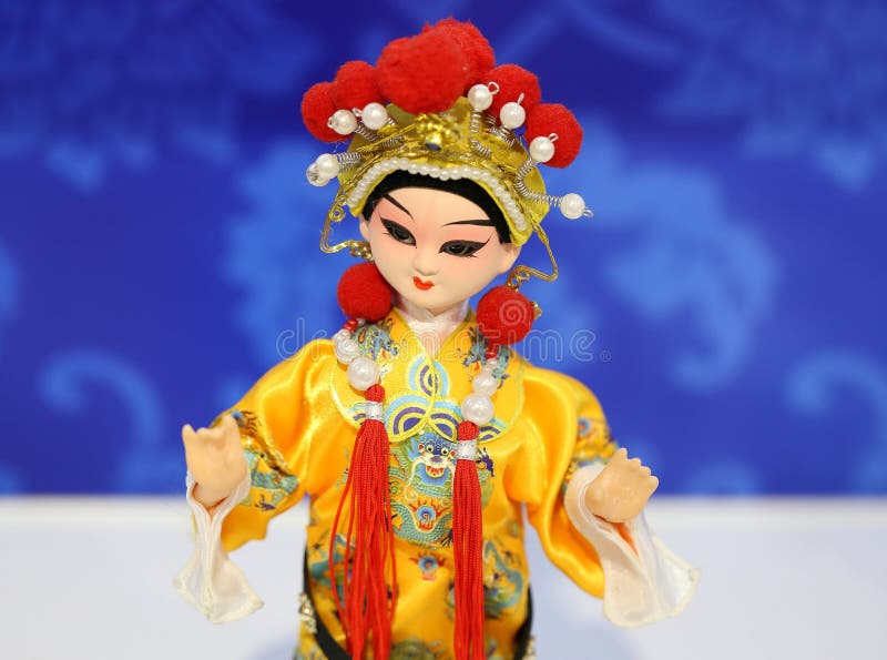 Beijing Opera Puppet stock image. Image of view, kimono - 36186649