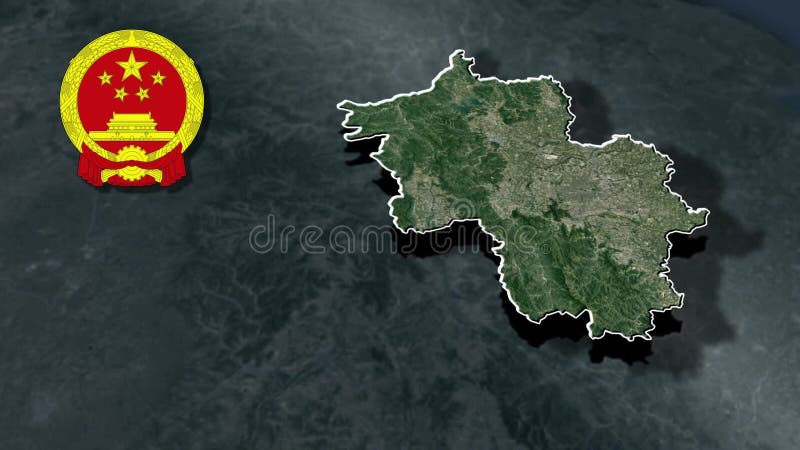Beijing - Physical Map of the Globe Animation Map Stock Footage - Video ...