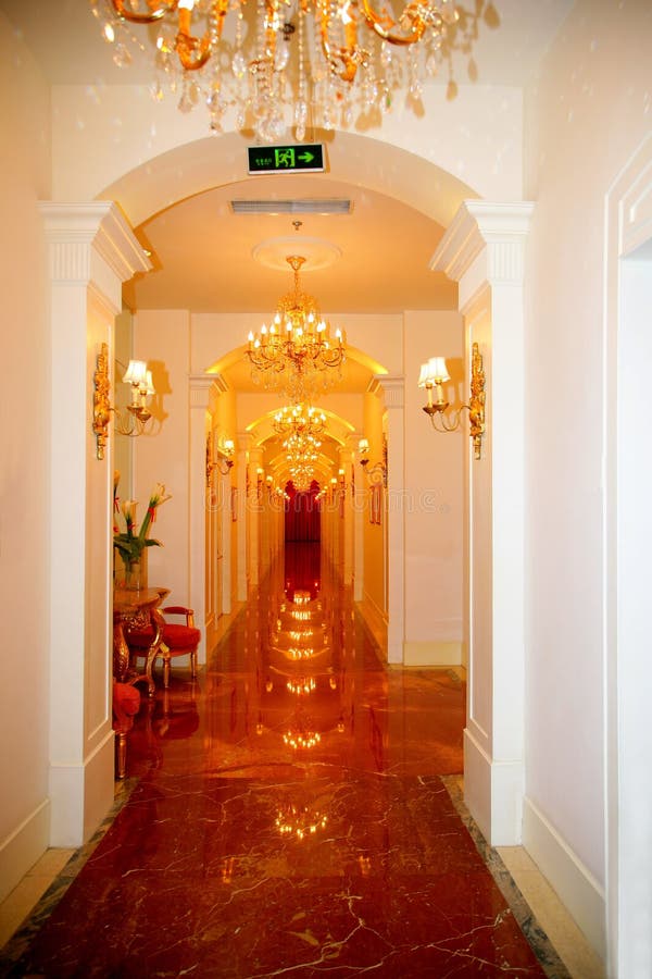 Beijing Poly Hotel Corridors, Stock Photo - Image of western, scene ...