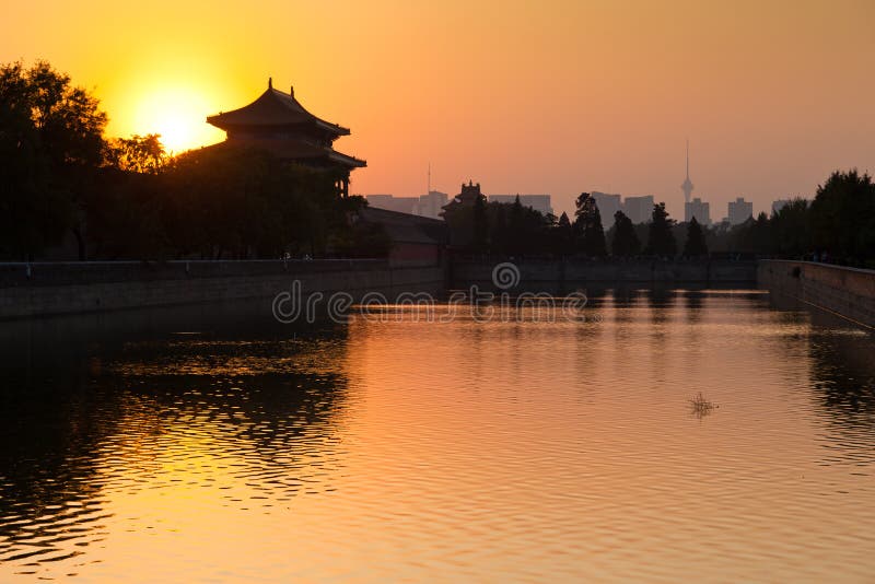 Temple of Heaven in Beijing Stock Photo - Image of symbol, sunset: 28589506