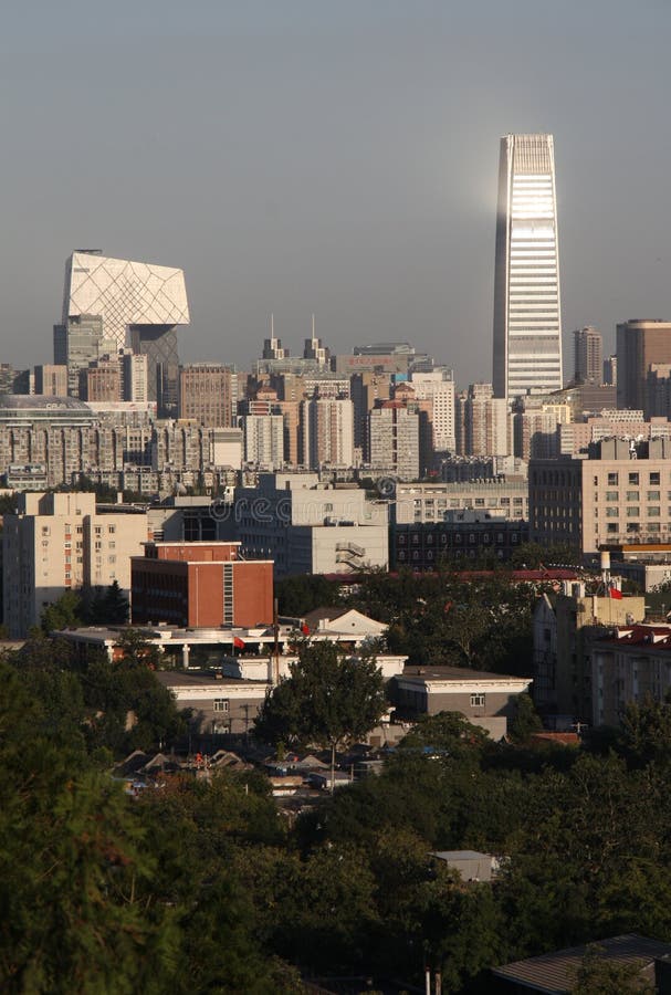 Beijing skyline editorial image. Image of postcard, beijing - 43817685