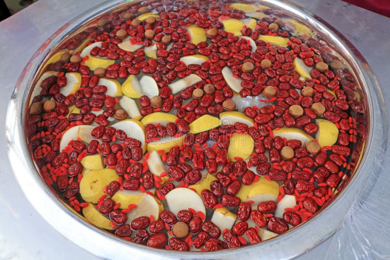 Beijing Special Snacks Ice Sugar Pear Stock Photo - Image of food ...