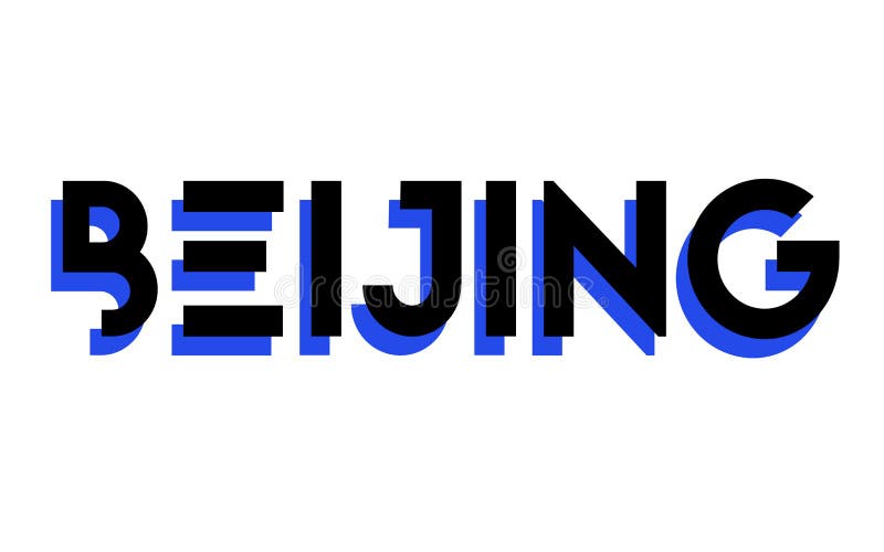 Beijing Sticker. Beijing Signpost Pointer Sign Stock Vector ...