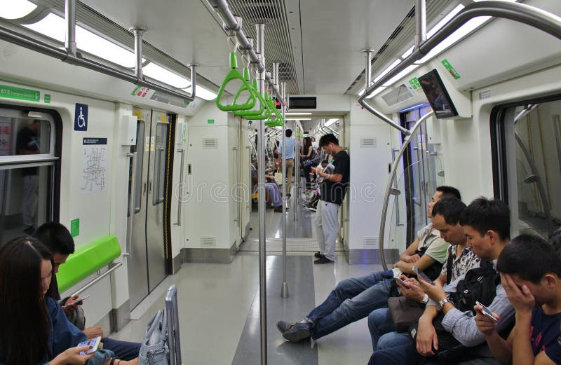Beijing subway editorial image. Image of stop, communications - 72414480