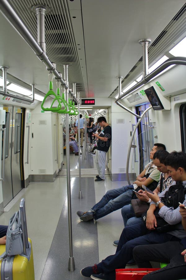 Beijing subway editorial photo. Image of passenger, securely - 72414611