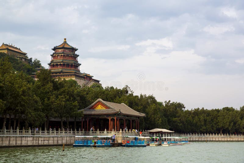 Beijing, Summer Palace stock photo. Image of construction - 36067870