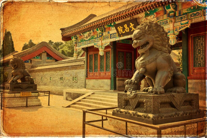 Beijing, Summer Palace stock photo. Image of landscape - 37106364