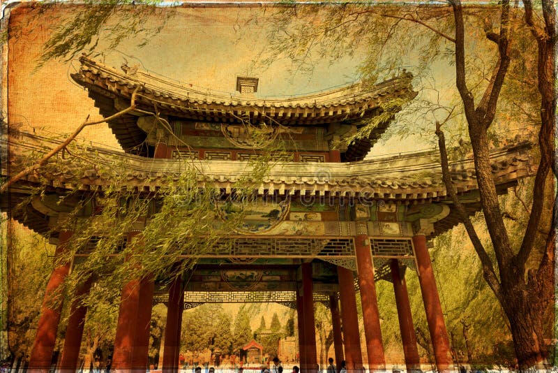 Beijing, Summer Palace stock photo. Image of detail, garden - 37106516