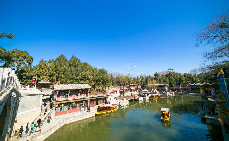 Beijing Summer Palace Spring Scenery Editorial Stock Image - Image of ...