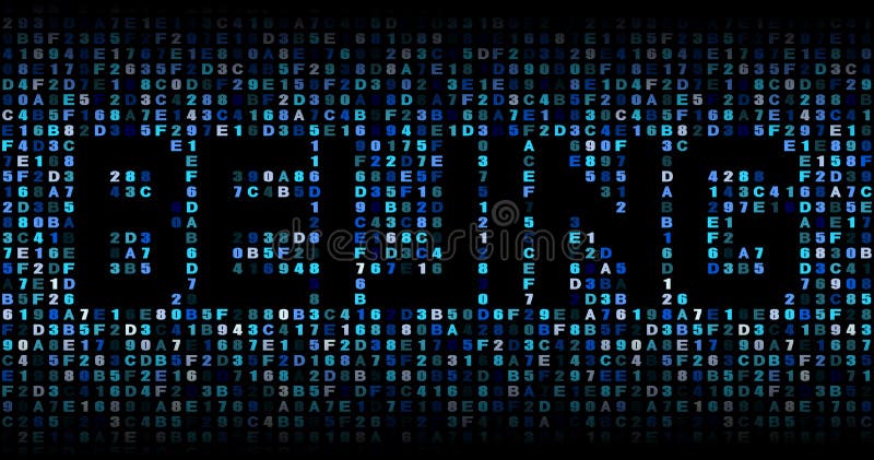 Beijing Text on Hex Code Illustration Stock Illustration - Illustration ...