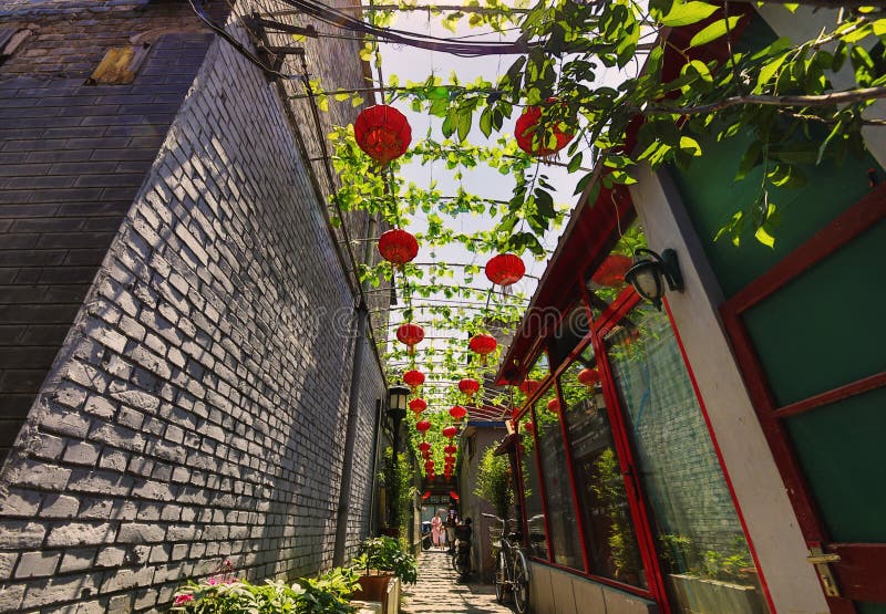 Beijing Traditional Architecture Design Elements Close-up Photo. Stock ...