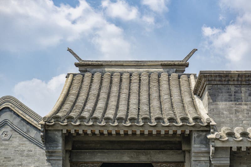 Siheyuan Courtyard House Building Structure Stock Photos - Free ...