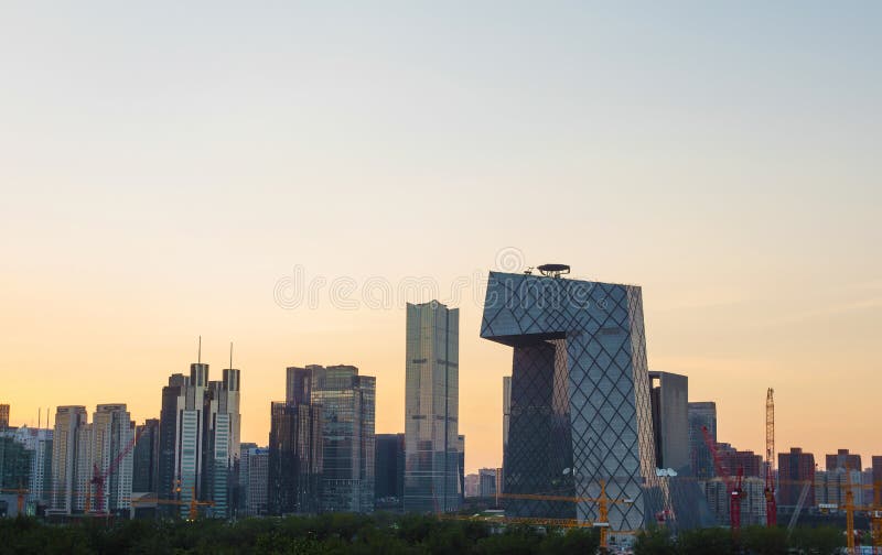 Beijing urban landscape stock image. Image of centre - 43456165