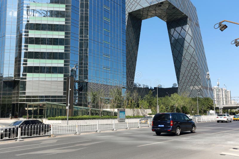 Beijing urban landscape stock photo. Image of economic - 42735312