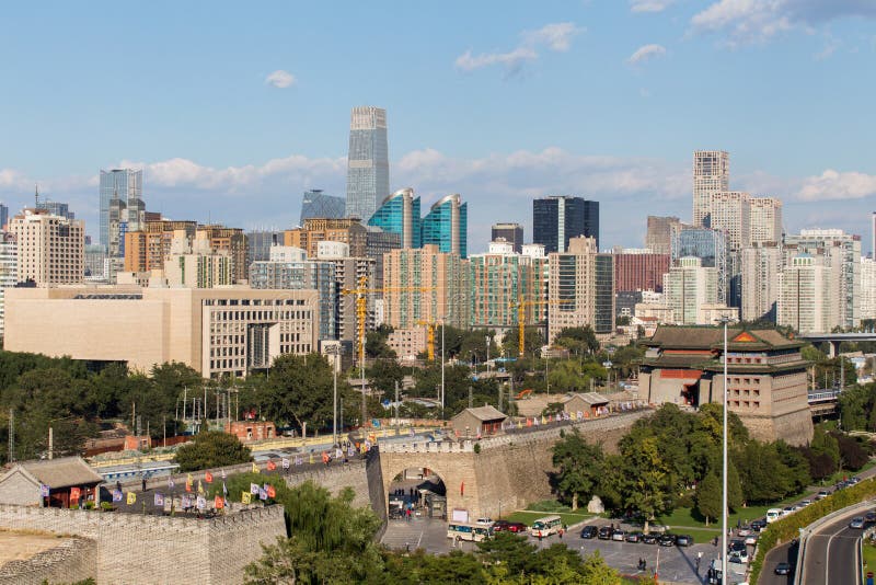 Beijing urban landscape stock photo. Image of china, building - 47570566